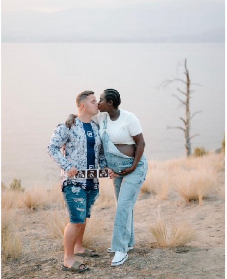 Judith wahoze ari umugore wa Safi ari mu byishimo byo kwibaruka imfura ...